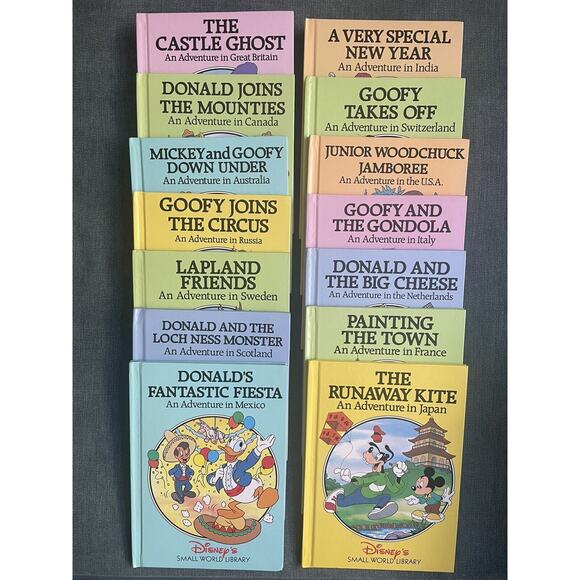 Disney | Accents | Walt Disney Small World Library Hardcover Lot Of 4 ...